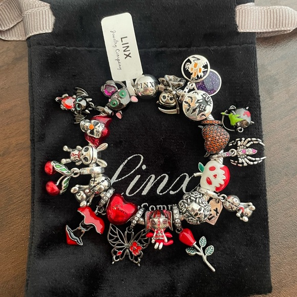 Linx | Jewelry | Linx Snake Chain Bracelet With Scary Themed Charms ...